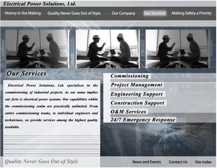 Electrical Power Solutions, Ltd. : Our Services